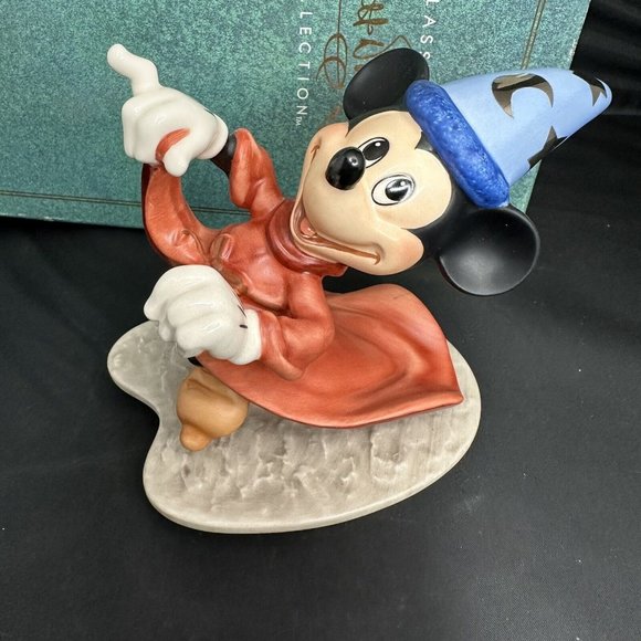 Disney | Art | Wdcc Disney Fantasia Sorcerer Mickey Mischievous Apprentice Figurine Coa Nt22 ...